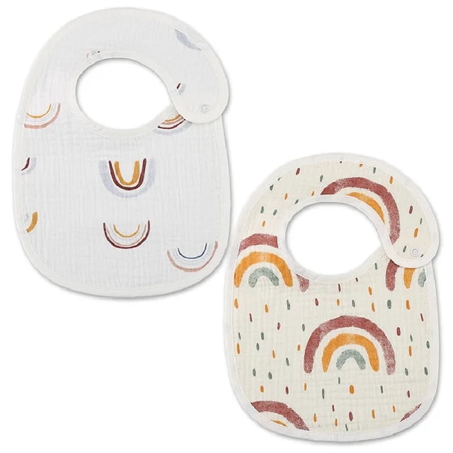 2pcs/set Baby Waterproof Bibs, Cute Pattern U-shaped Burp Cloth, Saliva ...