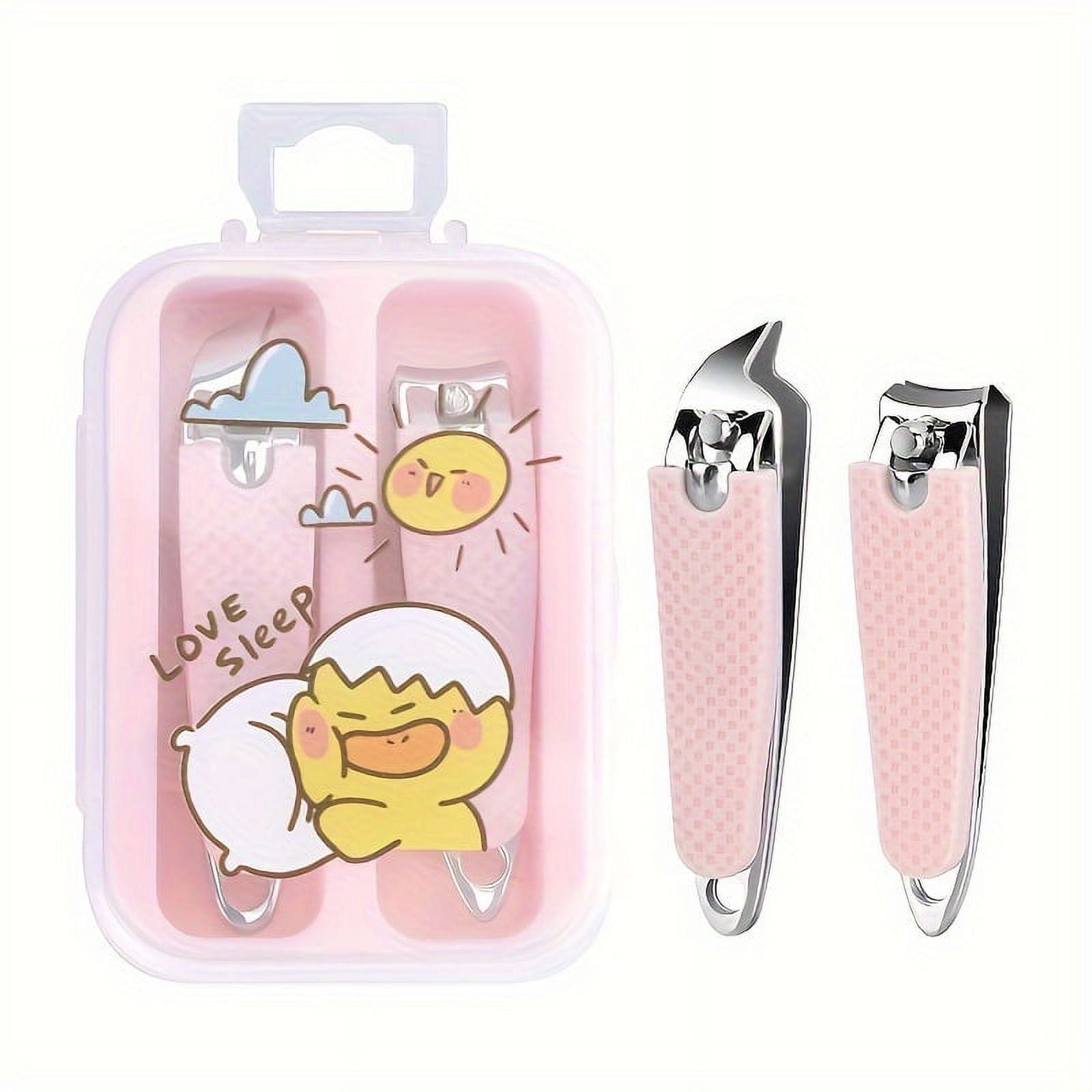 2pcs/set Cartoon Mini Nail Clippers, Sharp Edge Fingernail And Toenail ...