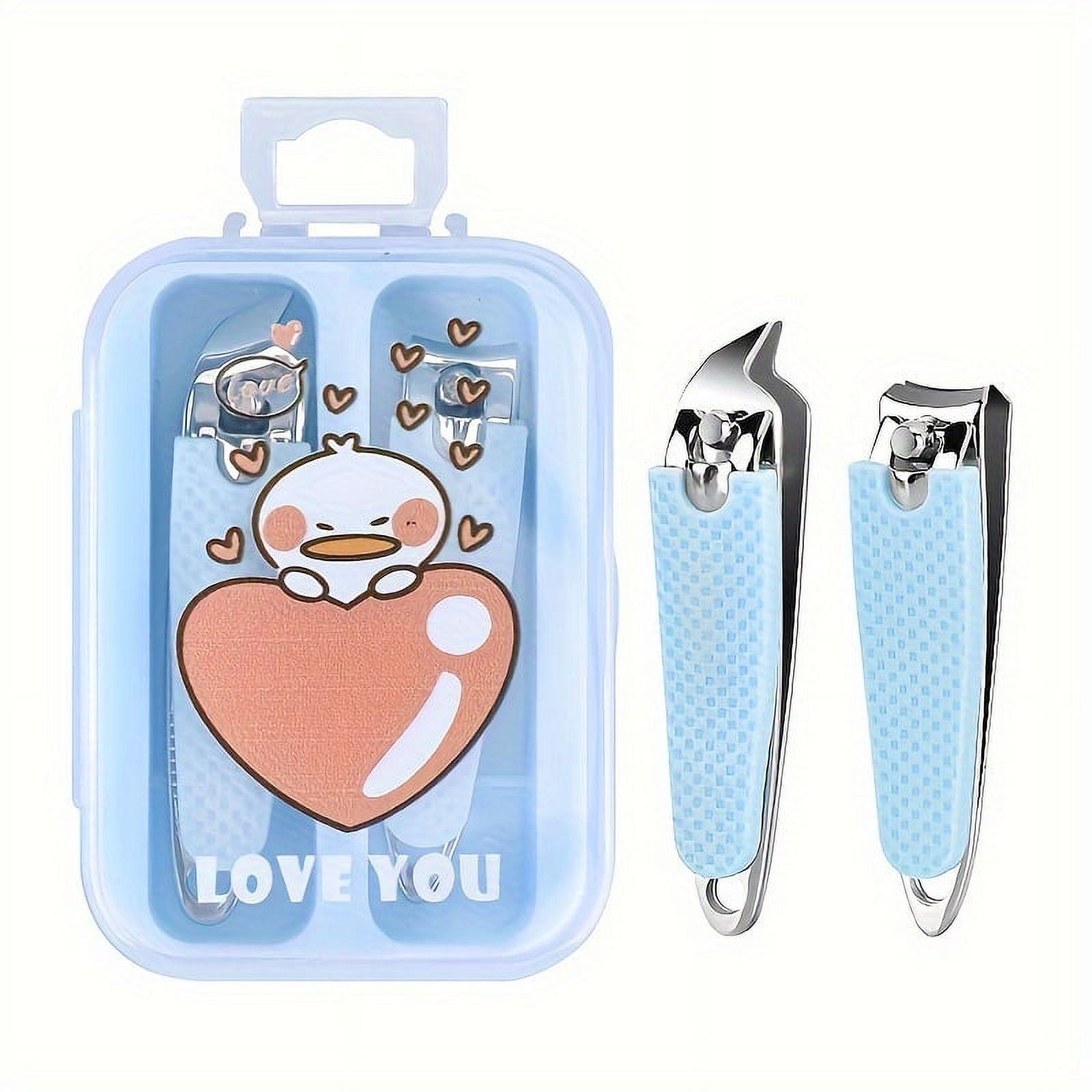 2pcs/set Cartoon Mini Nail Clippers, Sharp Edge Fingernail And Toenail ...