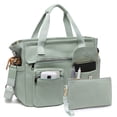 2pcs/set Large Canvas Tote Bag for Women, Laptop Work Bags Crossbody ...