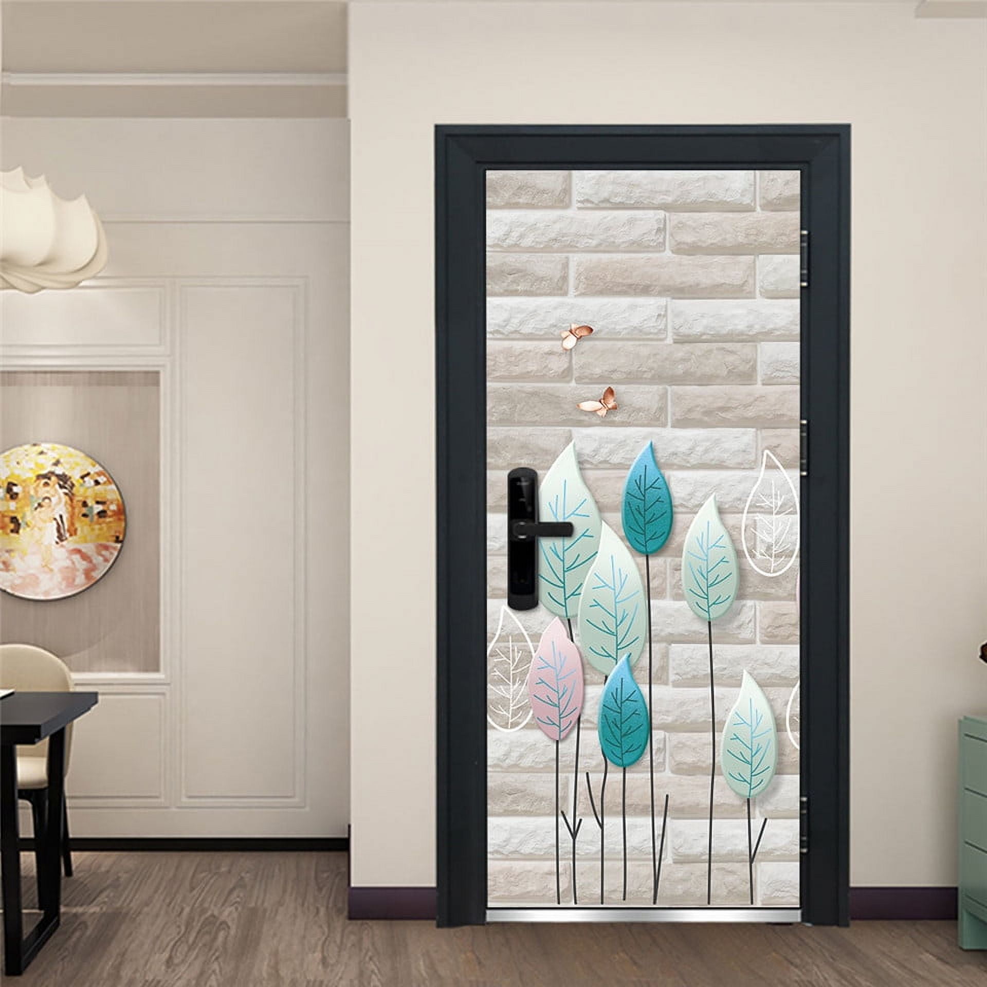 2pcs/set Library Door Stickers Vinyl Self Adhesive Waterproof Poster ...