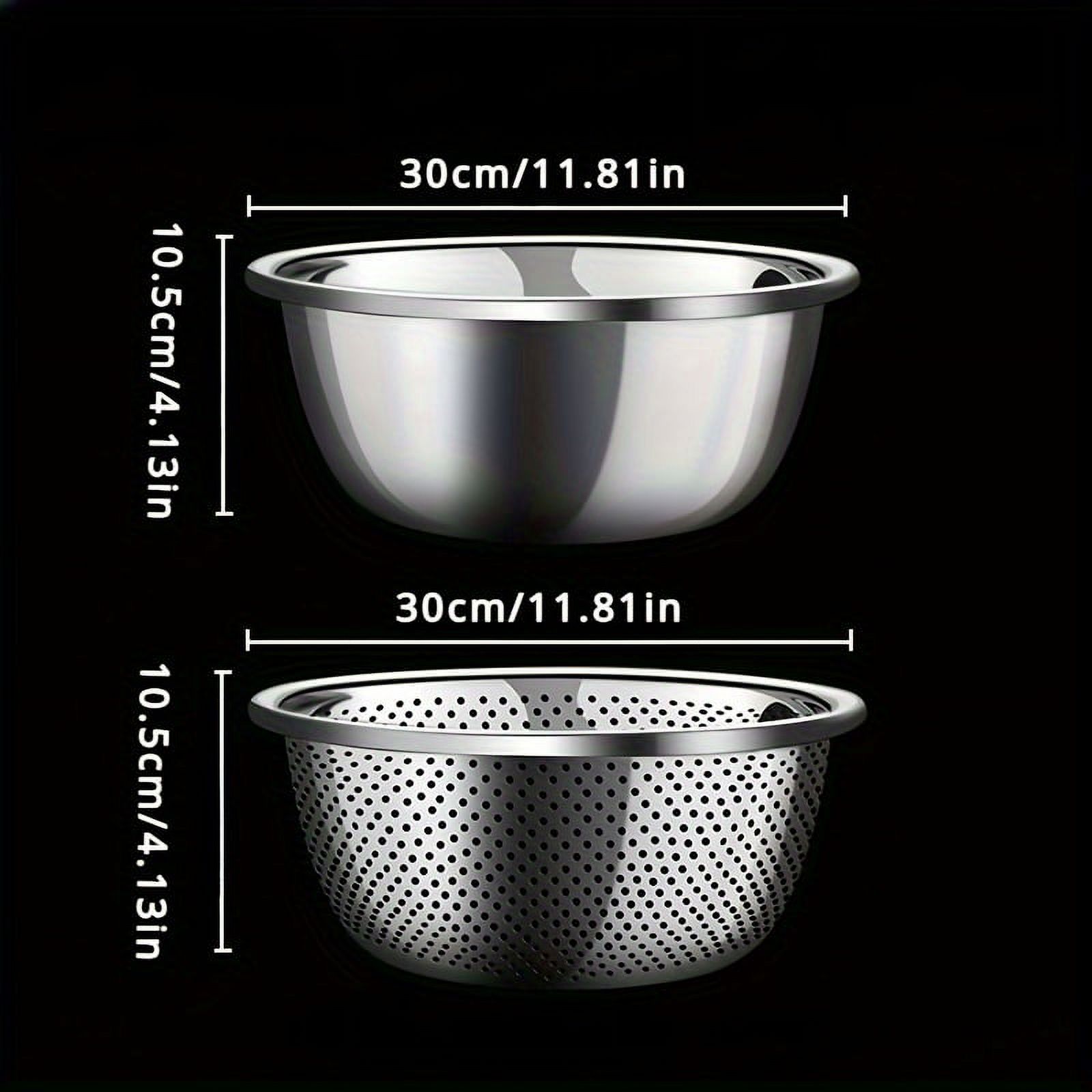 2pcs/set, Rice Washing Basin & Leak Basin Set, Rice Washing Sieve ...