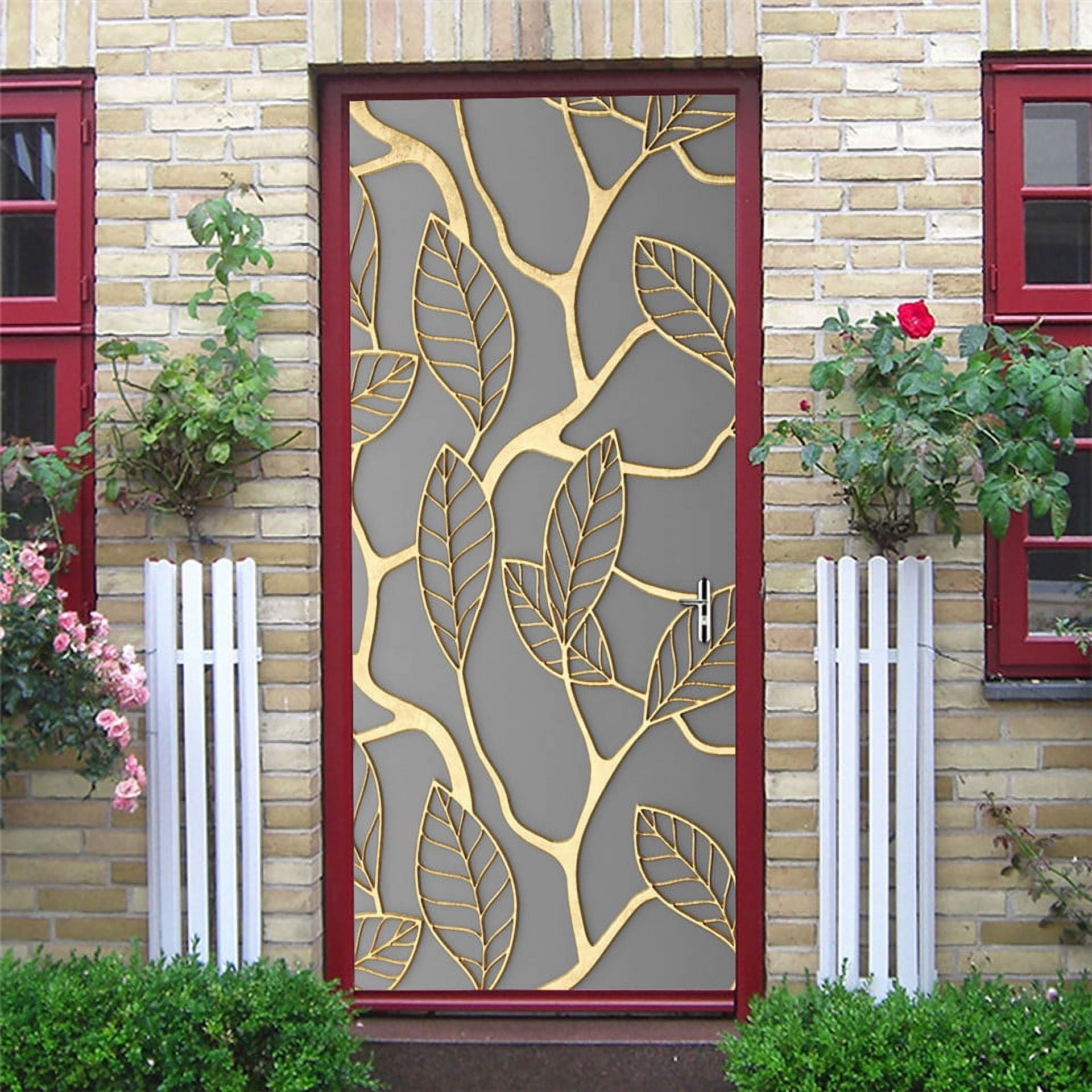 2pcs/set Saloon Door Stickers Vinyl DIY Peel and Stick Wallpaper ...