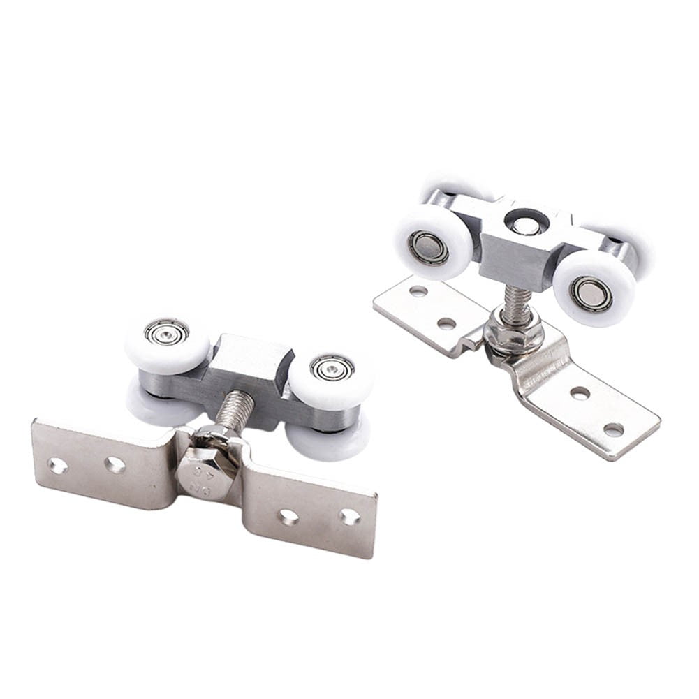2pcs/set Sliding Door Roller Hardware Slide Doors Pulley 4 Wheels Home ...