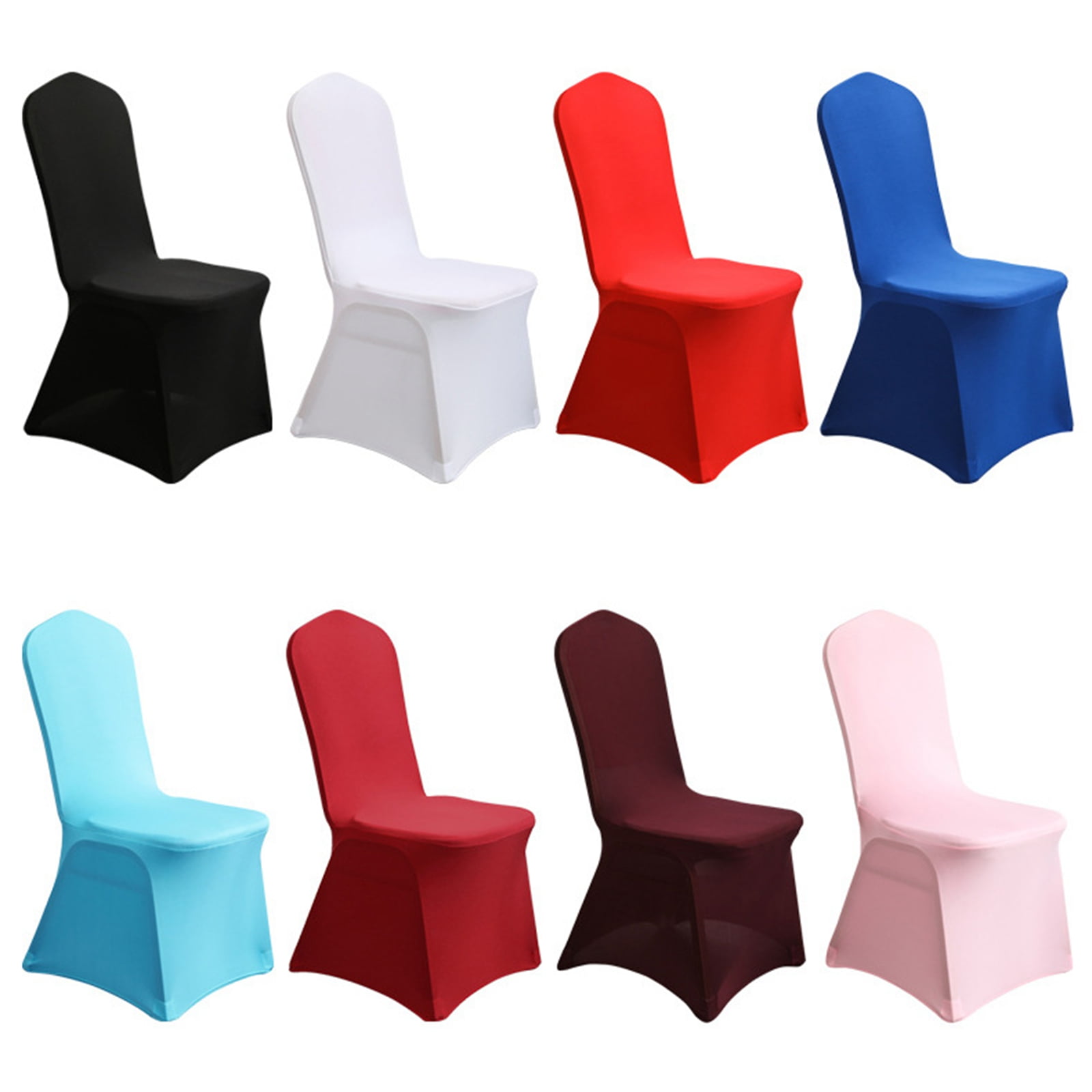 2pcs/set, Washable Stretch Spandex Chair Cover, Folding Chair Slipcover ...