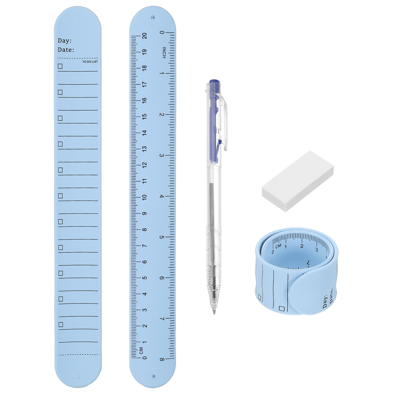 2pcs to Do List Slap Bracelet, Memo Wrist Band Silicone Slap Reminder ...