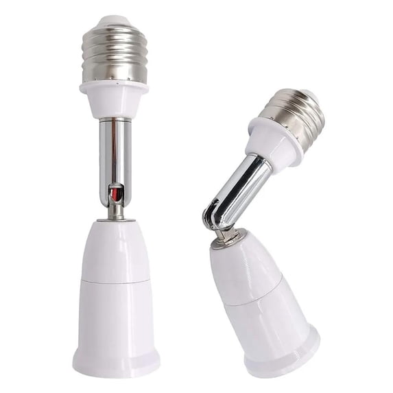 2pcsLight Bulb Socket Extender Bendable Light Socket ter Adap Light ...