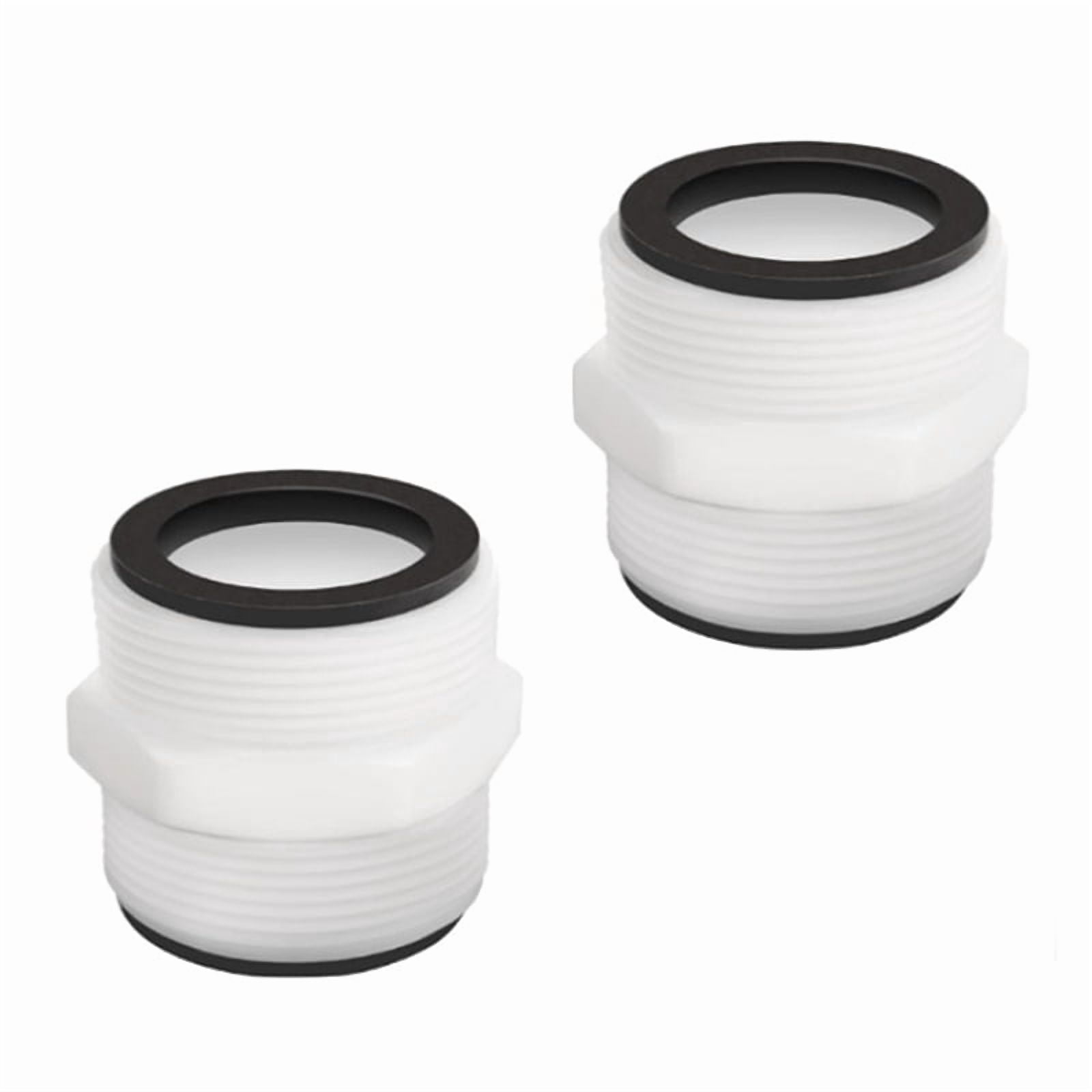 2pcsPool Hose Adapter Ground Pool Hoses Fittings With4 L Gasket Rings ...