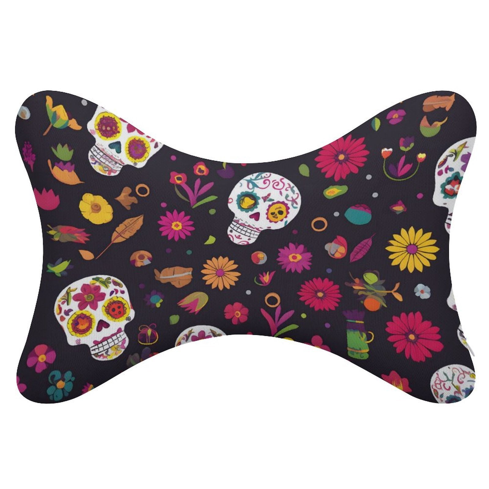 2pie Car Bone Pillow With Memory Cotton Pillow Core Removable Full ...