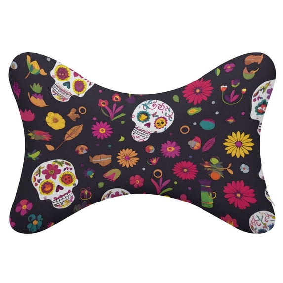 2pie Car Bone Pillow With Memory Cotton Pillow Core Removable Full ...
