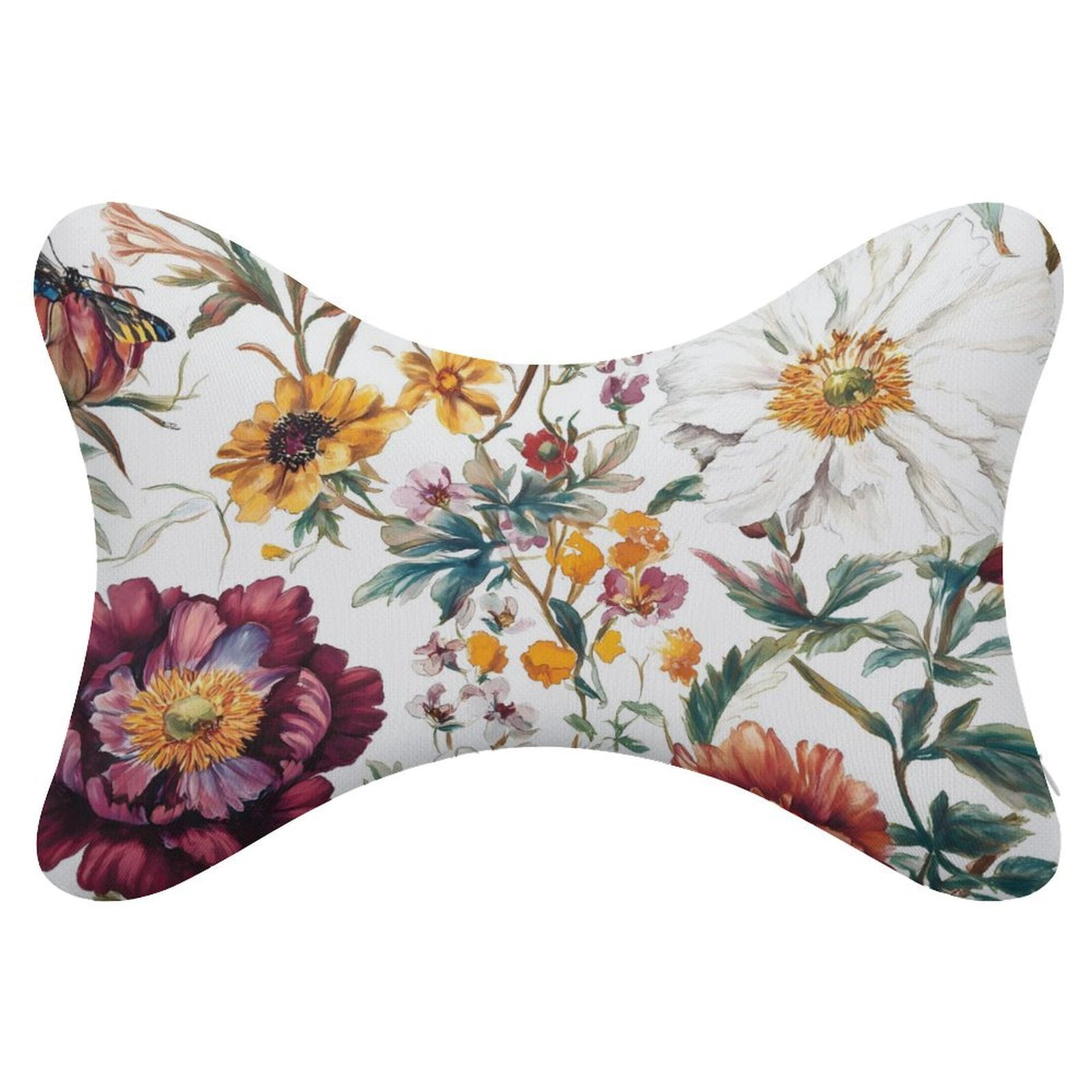 2pie Car Bone Pillow With Memory Cotton Pillow Core Removable Full ...