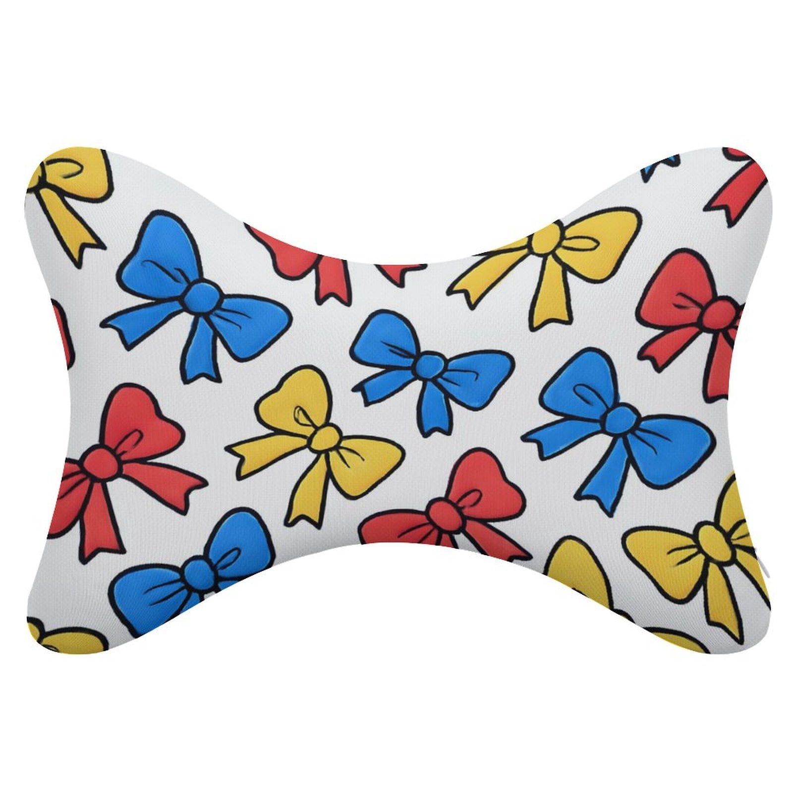 2pie Car Bone Pillow With Memory Cotton Pillow Core Removable Full ...