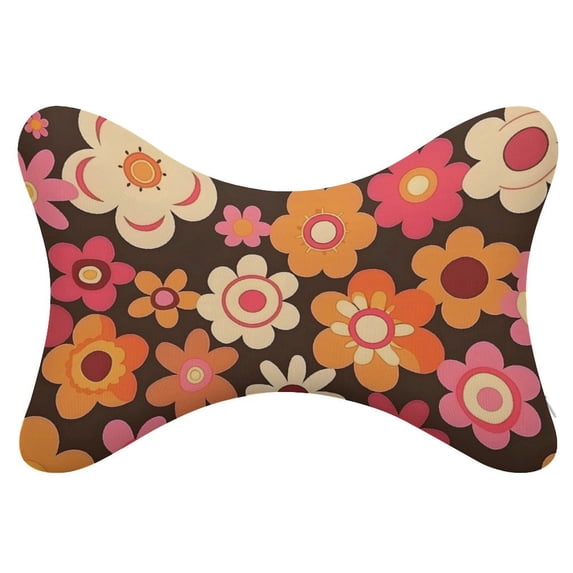 2pie Car Bone Pillow With Memory Cotton Pillow Core Removable Full ...