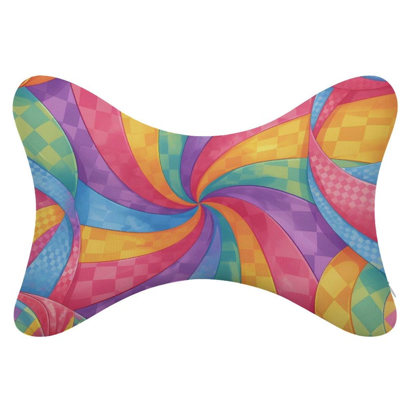 2pie Car Bone Pillow With Memory Cotton Pillow Core Removable Full ...