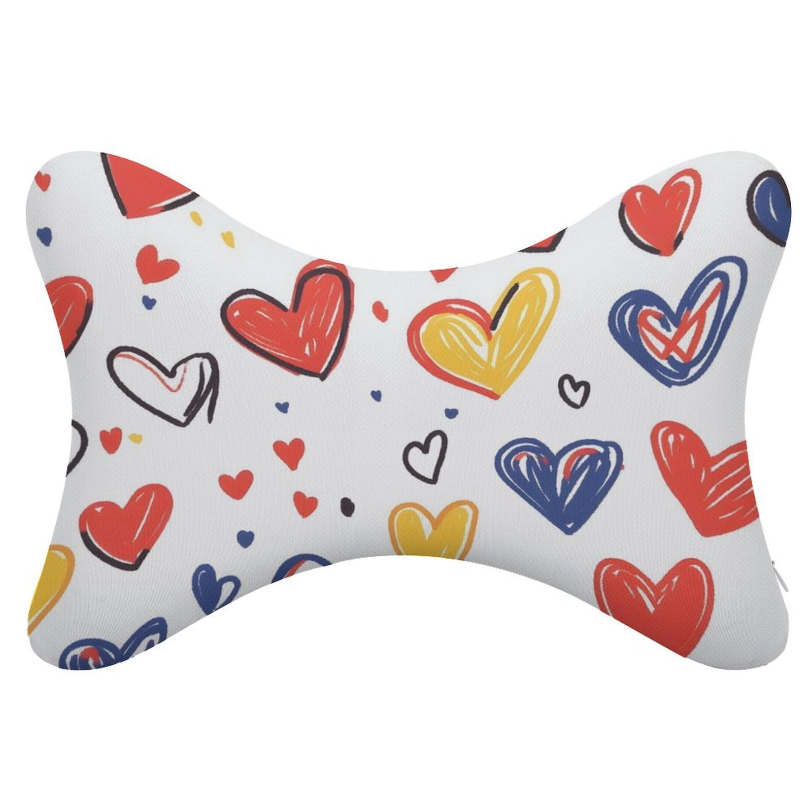 2pie Car Bone Pillow With Memory Cotton Pillow Core Removable Full ...