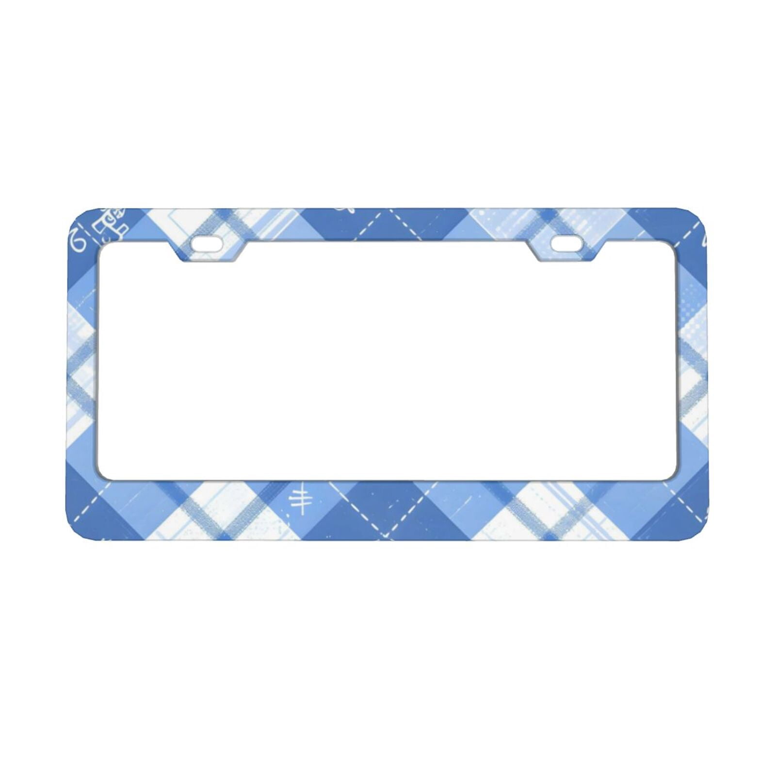 2piece License Plate Frame Metal Car Accessories License Plate Cover ...