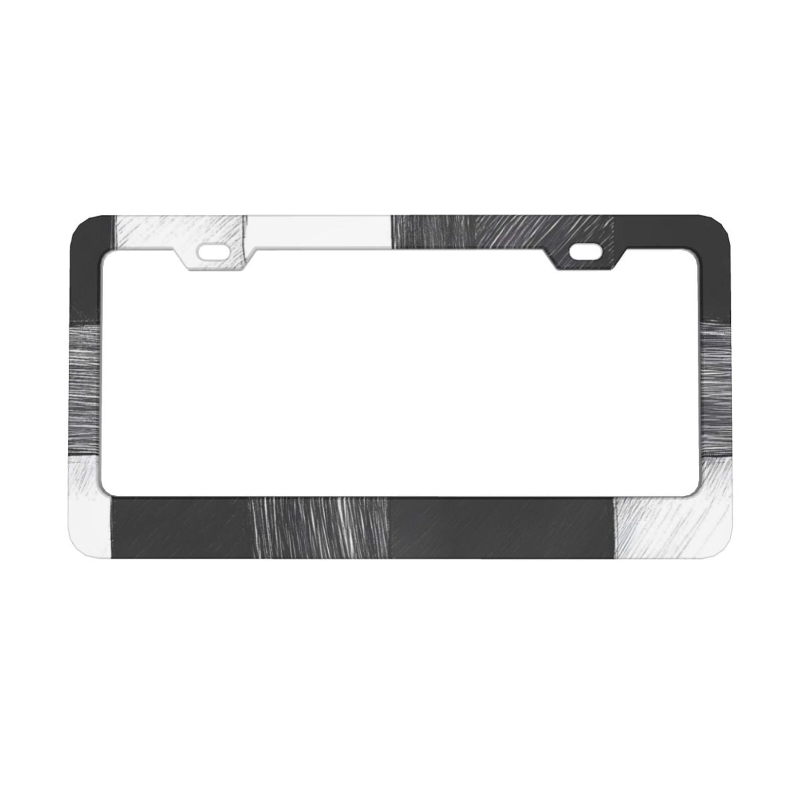 2piece License Plate Frame Metal Car Accessories License Plate Cover ...