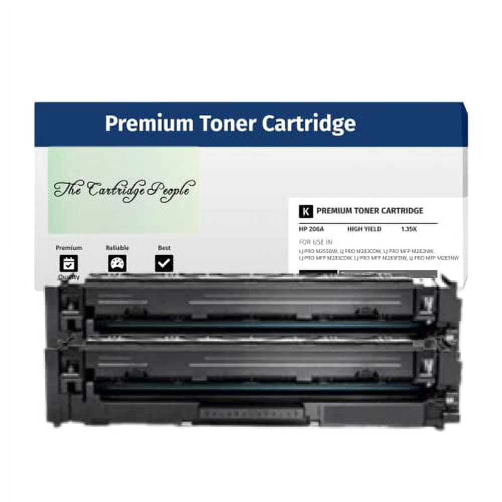 2pk, 1,350 Pages, Compatible 206A,W2110A, Black Toner (with Chip) LJ ...