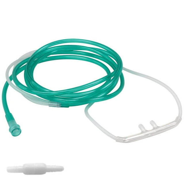2pk 25Ft Salter-Style Adult High Flow Oxygen Cannula with Swivel ...
