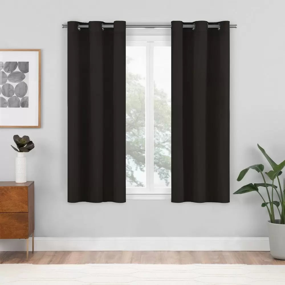 2pk 37"x63" Out Shadow Curtain Panels - Eclipse - Walmart.com