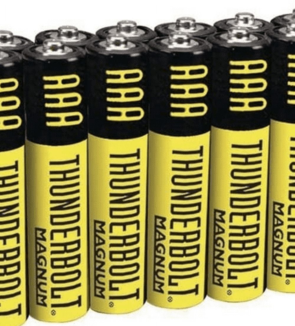 2pk- 6pk- 12pk- 24pk ThunderBolt AAA Batteries 1.5V UM4 24A E92 R03P ...
