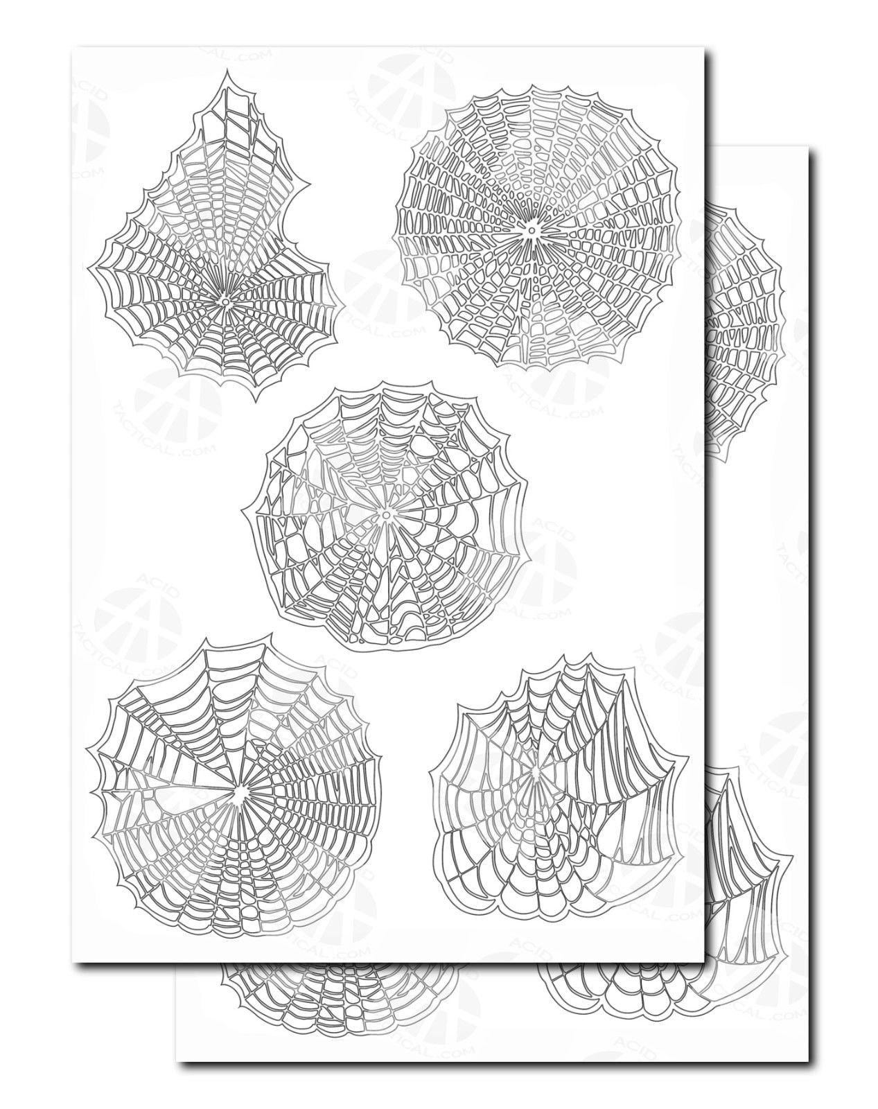 Spider Airbrush Stencils