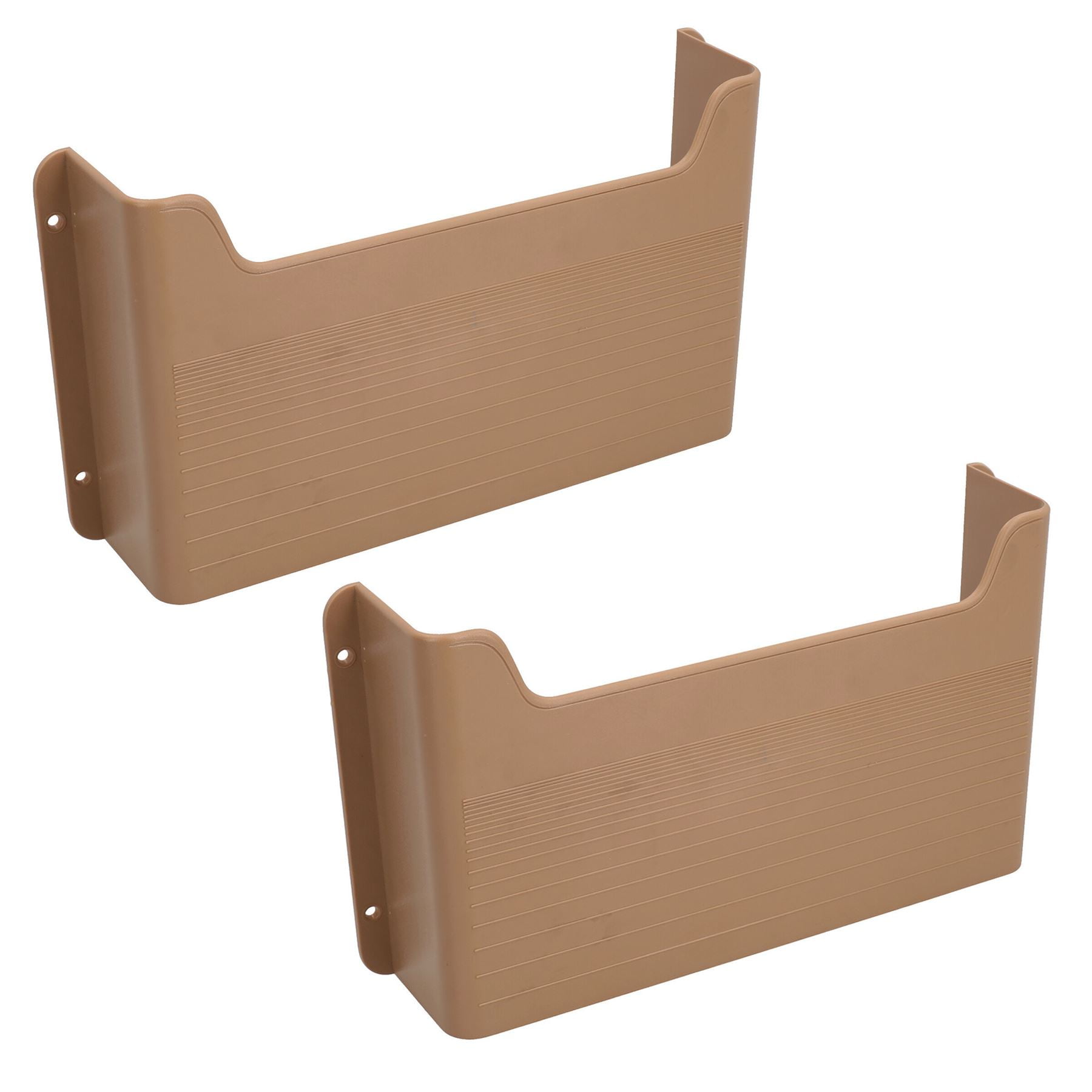 2pk Beige Plastic Storage Pouch Pocket Campervan Van Conversion ...