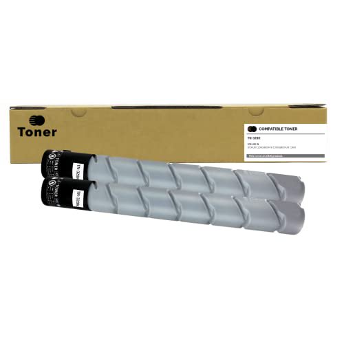 2pk, Compatible TN 328, TN 328K, AAV8130, Black Toner Cartridge, 28,000 ...