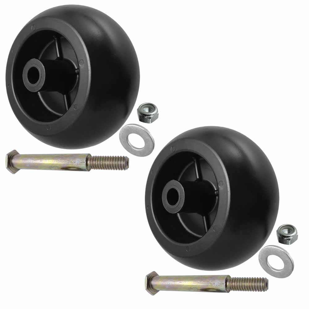 2pk Deck Wheel and Hardware for Husqvarna 532133957 596434404 Snapper ...