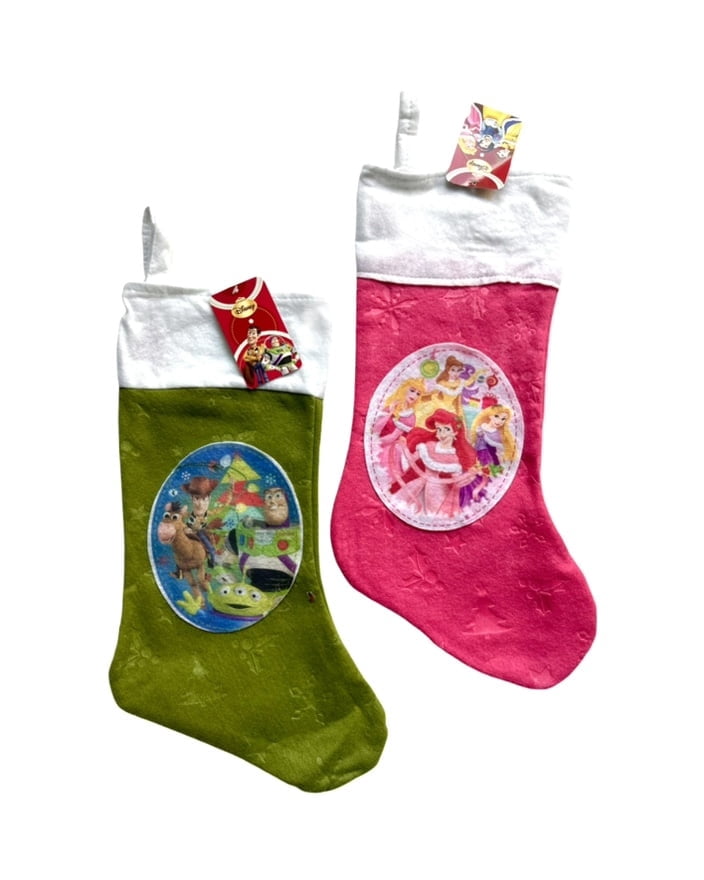 2pk Disney Princesses and Toy Story Christmas Stockings - Walmart.com