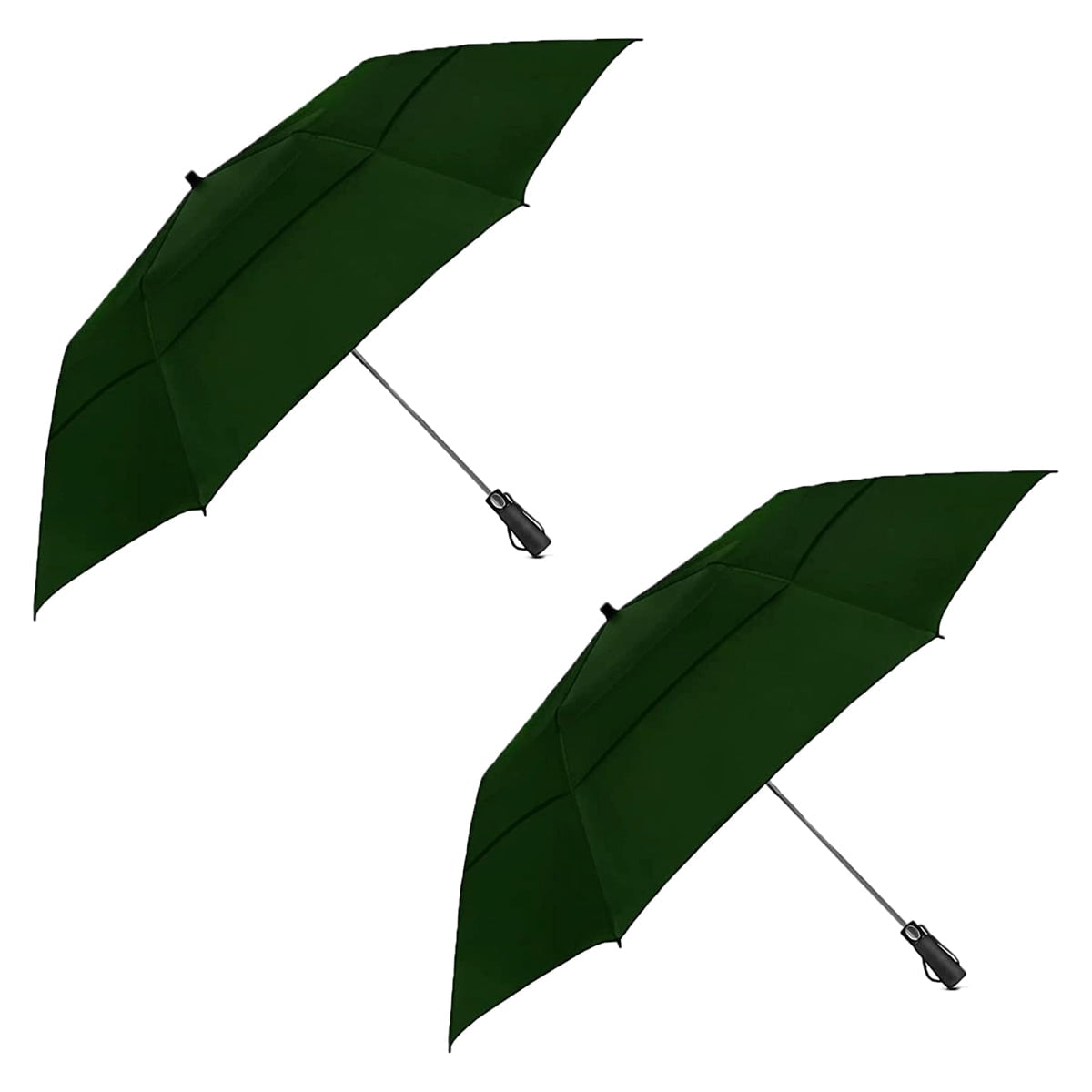 2pk EEZ-Y Windproof Golf Umbrellas, Large 58" Canopy, Automatic Open ...