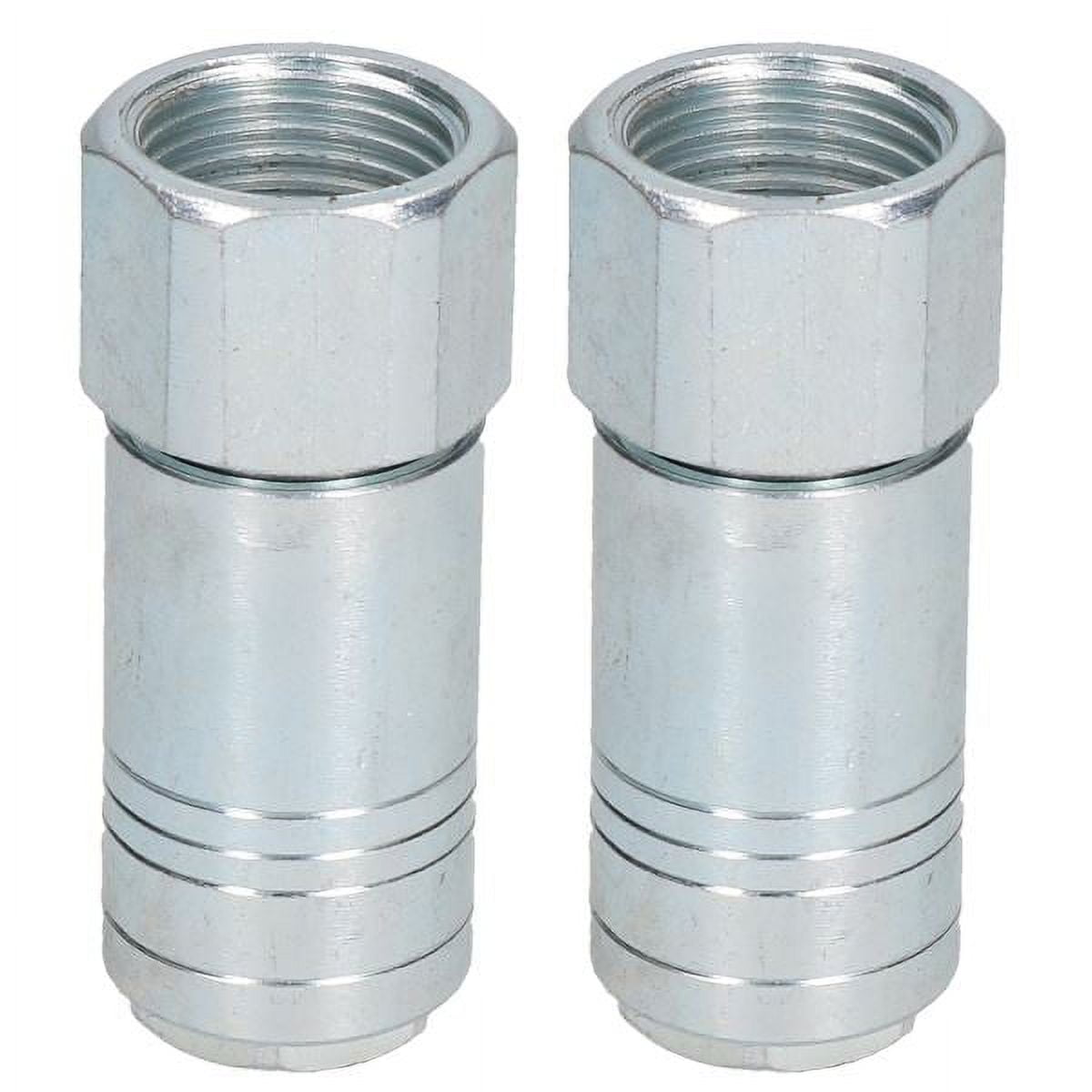 2pk Female Coupler 1/2" BSP Thread One Touch Air Line Hose Coupling ...