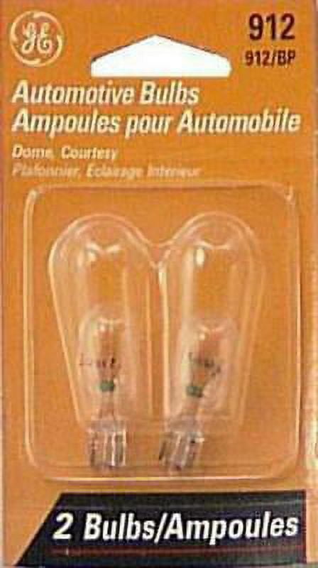 2pk GE 12365 Miniature Replacement Bulb #912/BP, 13 V, T5 - Walmart.com