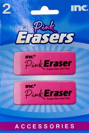 2pk Inc Pink Erasers - Walmart.com