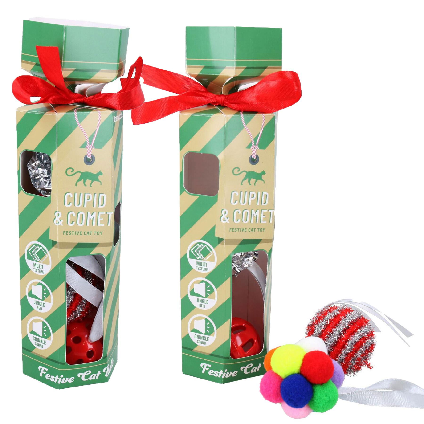 2pk Kitten Cat Christmas Cracker Gift Each Cracker Contains 4 Different ...