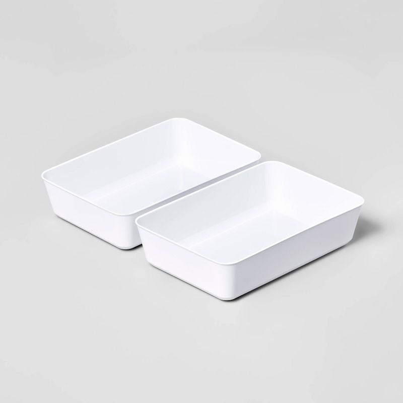 2pk Large Storage Trays - Walmart.com