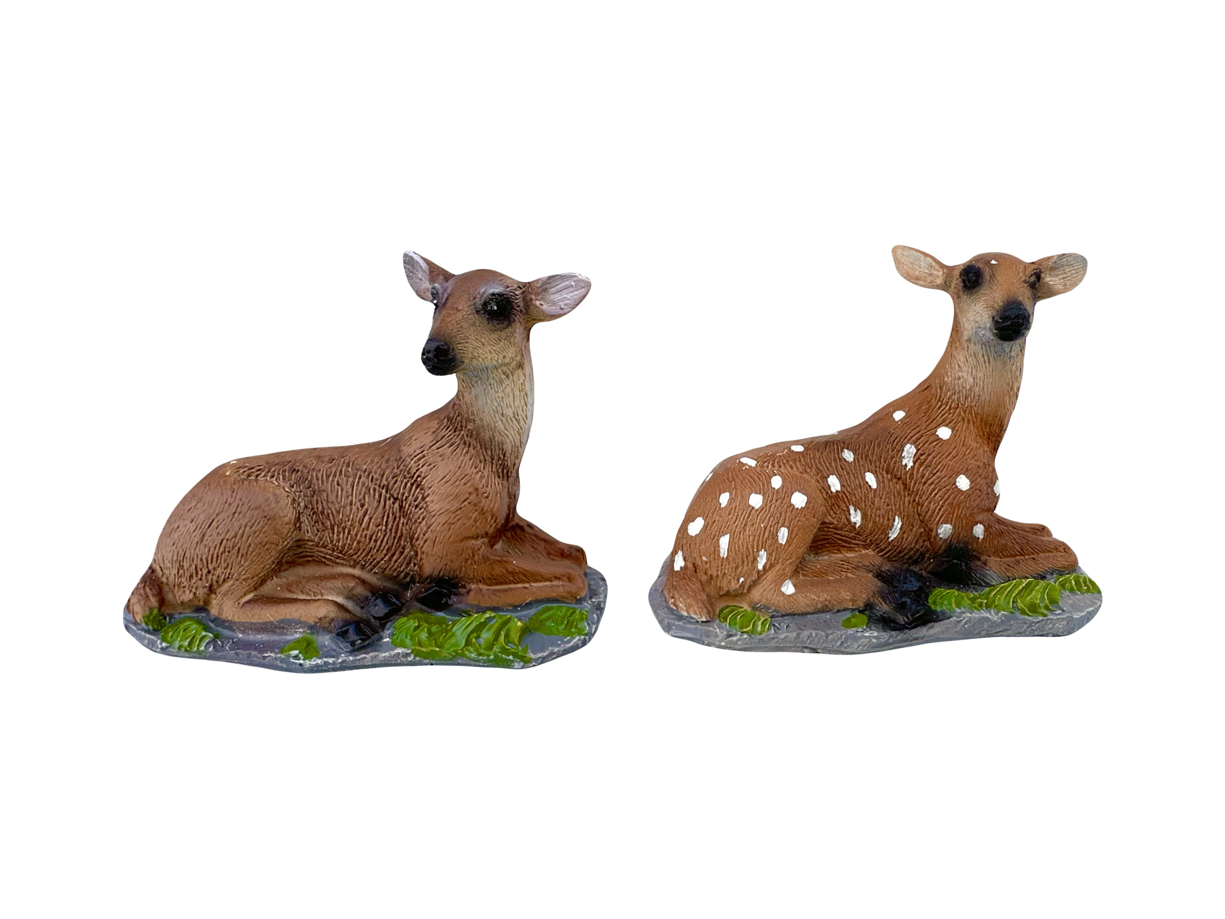 2pk Outdoor Collection Figure: Doe With Spots And Deer Figure Set - By ...