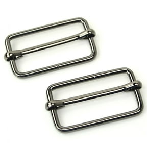 Uxcell 6Pack 2 Inch Plastic Rectangle Rings Webbing Belts Buckle Slide ...