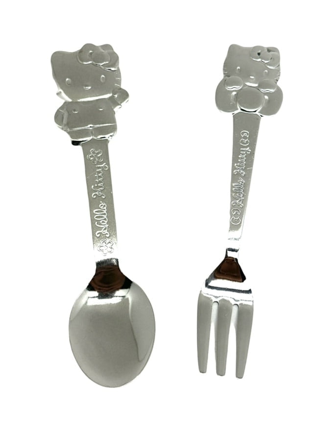 2pk Sanrio Hello Kitty Spoon and Fork dining set - Walmart.com
