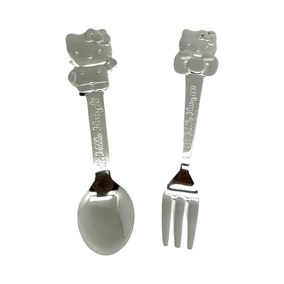 2pk Sanrio Hello Kitty Spoon and Fork dining set - Walmart.com