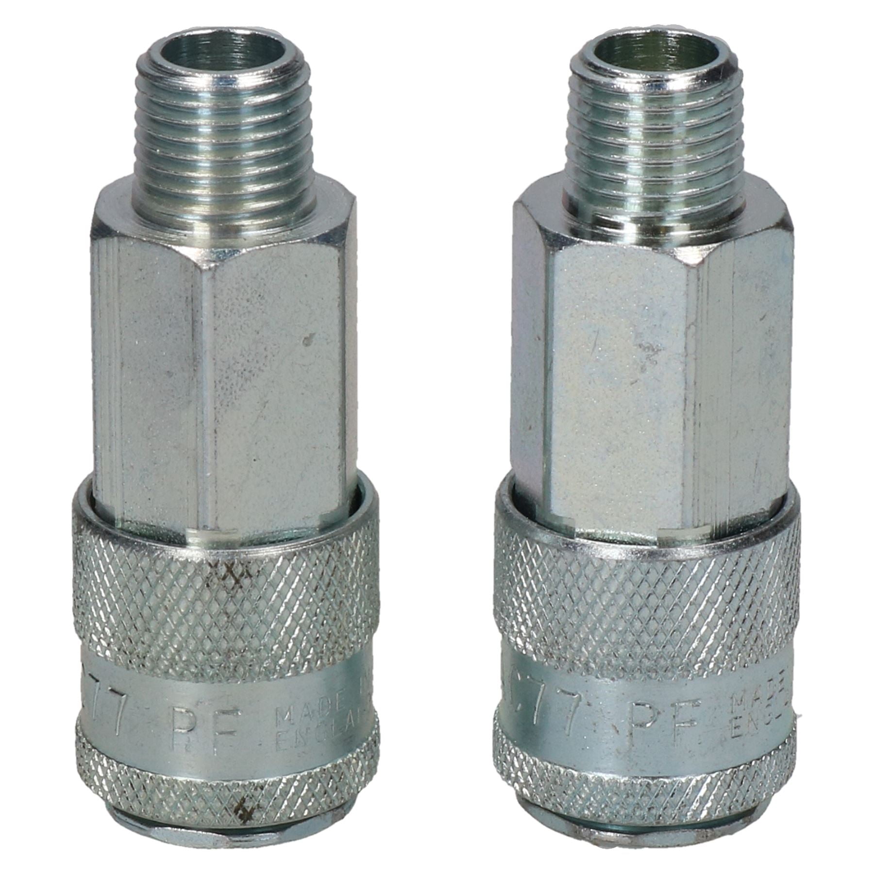2pk Schrader Profile 17 Series Female Coupler 1/4" BSP Male Thread Air ...