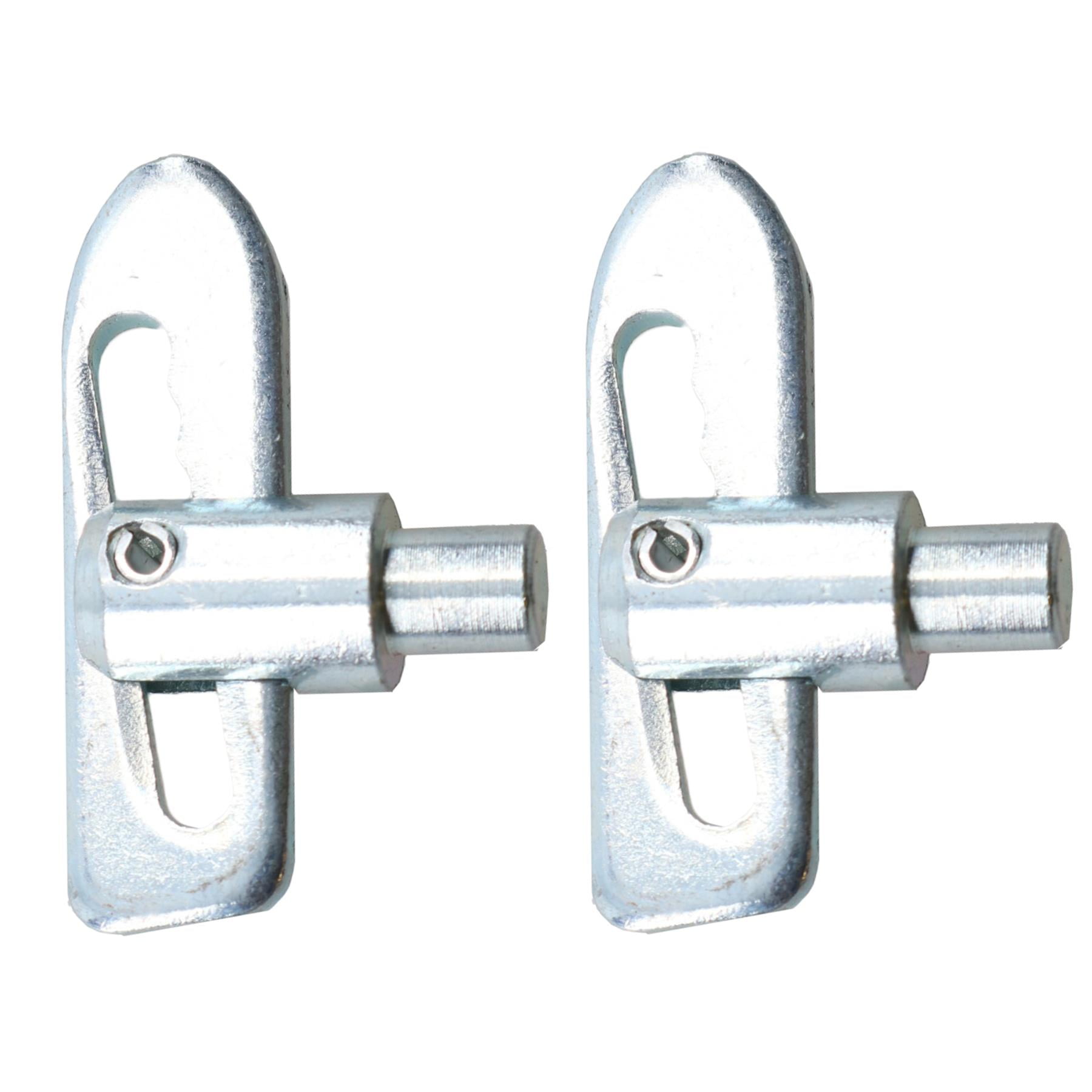 2pk Weld-On Antiluce 12mm Fasteners Tailgate Drop Catch Trailer Truck ...