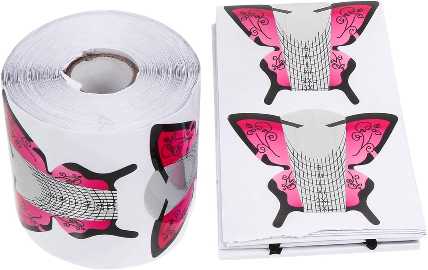 2rolls Paper French Location Form Nail Decals UV Practical Supply Salon ...