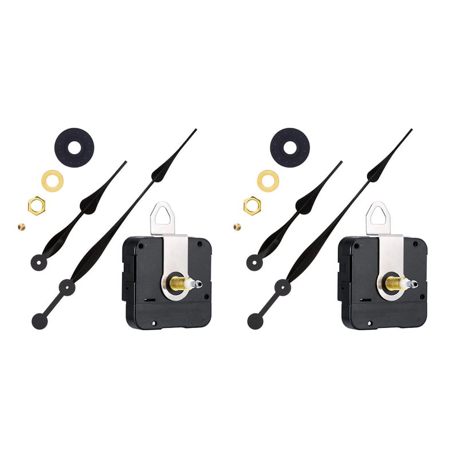 2set 23mm High Torque Quartz Clock Movement Mechanism with 12 Inch Long ...