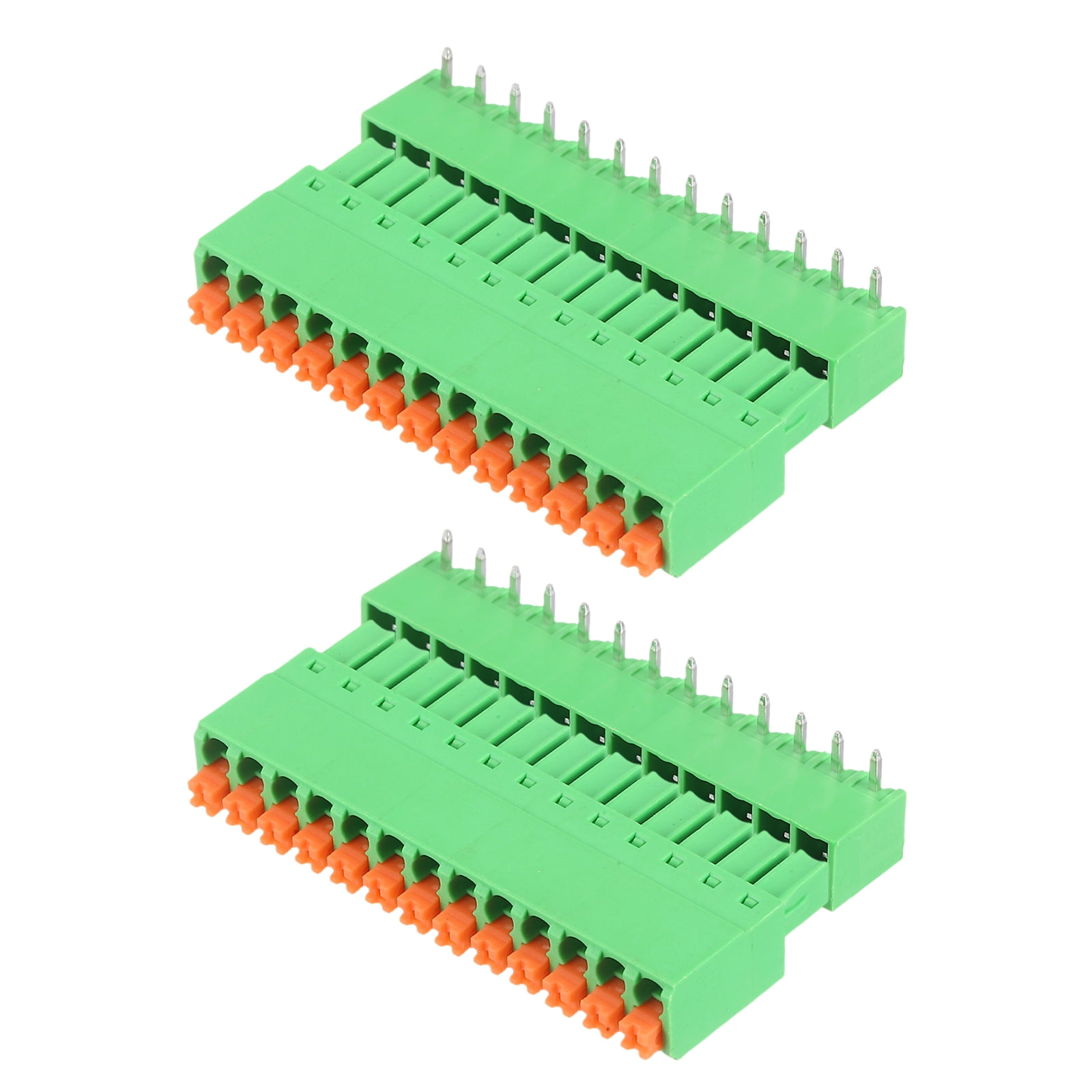 2set 3.81mm 0.15" Pitch Spring PCB Terminal Block Connector 13 Pin 90 ...