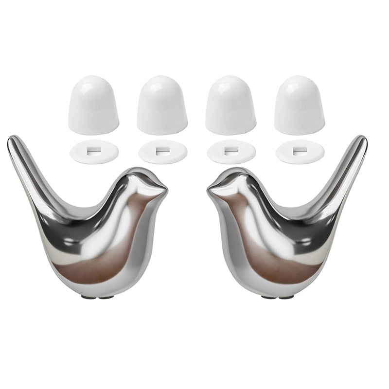 2set Ceramic Birds Toilet Bolt Covers & 4Packs Universal Toilet Bolt ...
