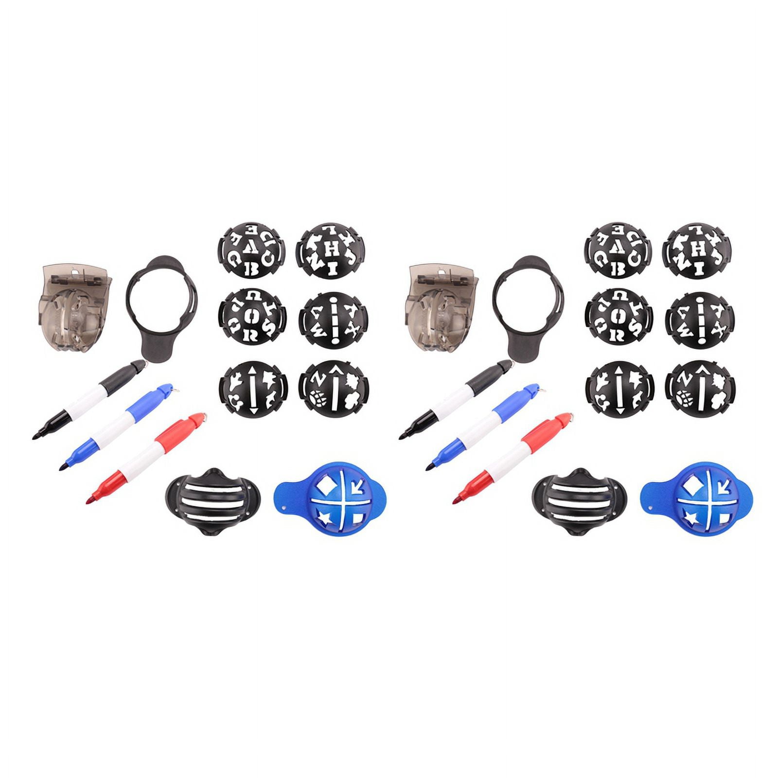 2set Golf Ball Marker,Color Line Markers Pens, Triple Track Plastic ...