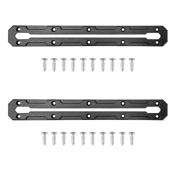 2set Kayak Slide Track Rails Bracket Expandable Low Profile Track Mount ...