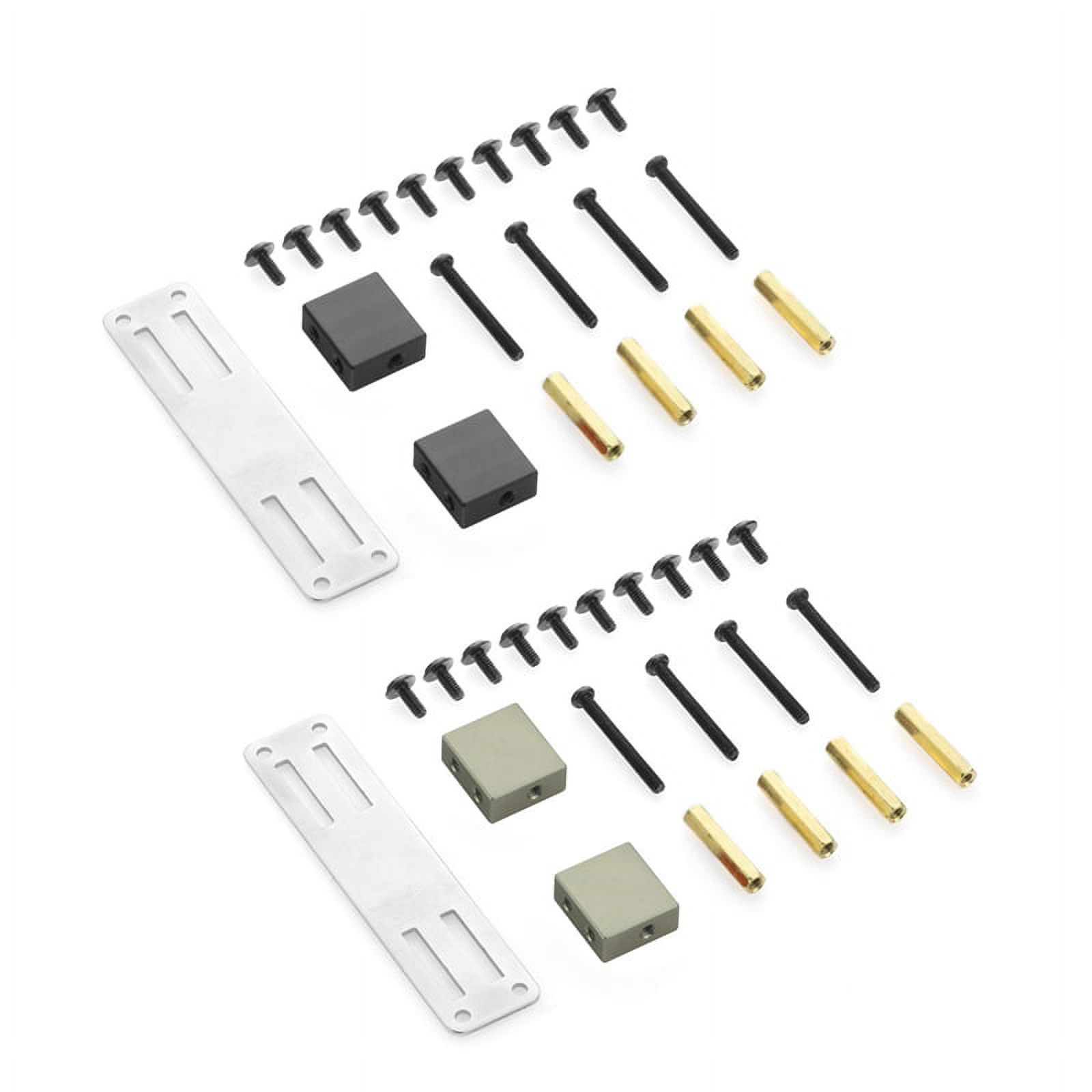 2set Metal Fixed Mount Bracket Kit for B14 B16 B36 C24 C34 1/16 Black ...