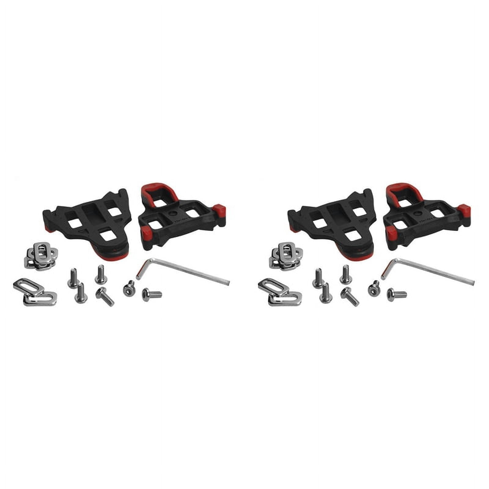 2set Road Bike Cleats 6 Degree Float Self-Locking Cycling Pedals Cleat ...